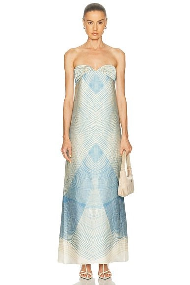 Alexis Dianne Maxi Dress - Azure