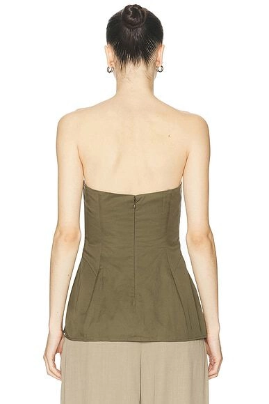 EAVES Nadia Strapless Top - Capers