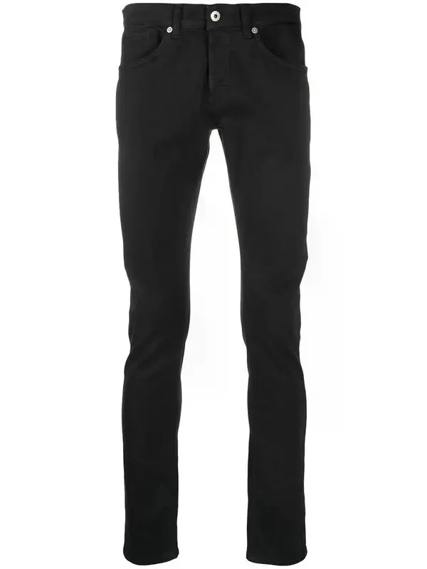 DONDUP Dark Wash Slim-fit Jeans - Black