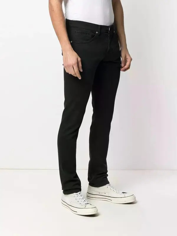DONDUP Dark Wash Slim-fit Jeans - Black