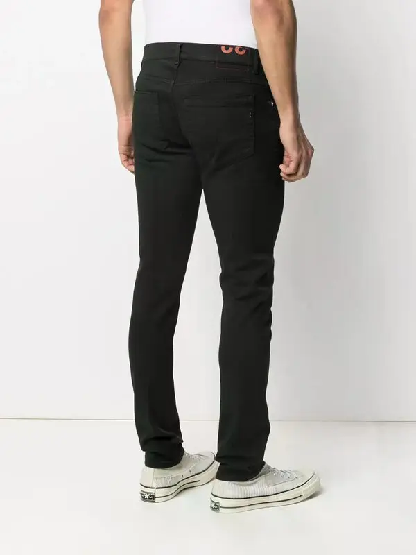 DONDUP Dark Wash Slim-fit Jeans - Black