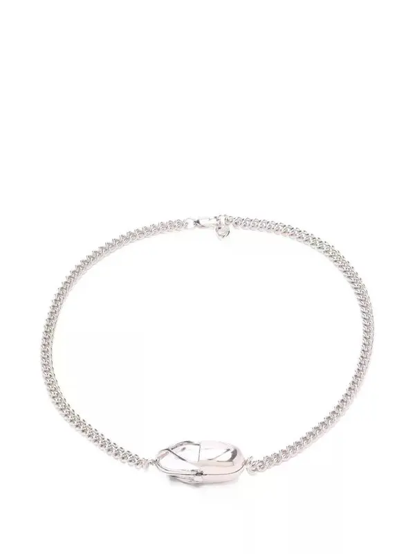 CAPSULE ELEVEN Polished Clear Quartz Necklace - Silver