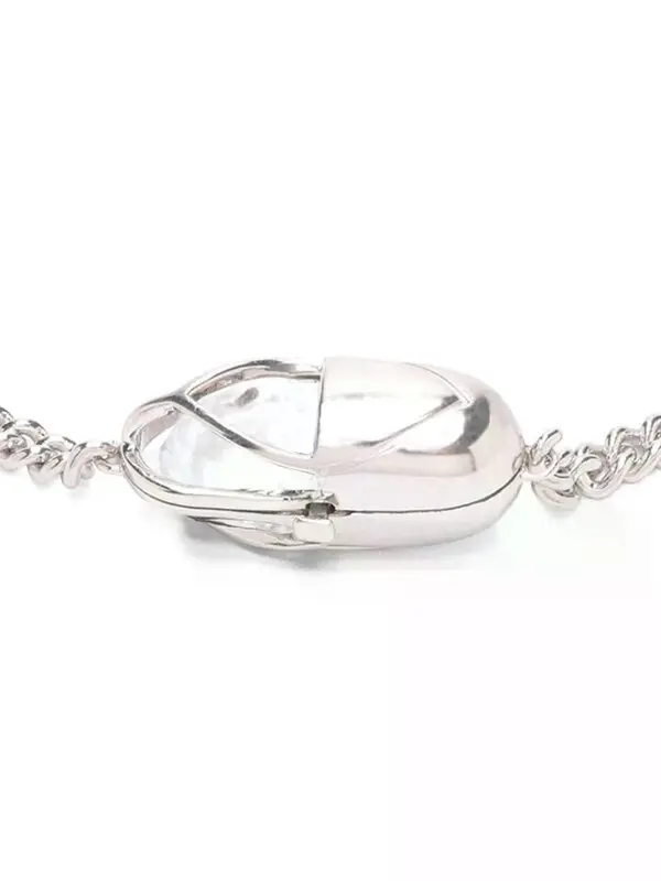 CAPSULE ELEVEN Polished Clear Quartz Necklace - Silver
