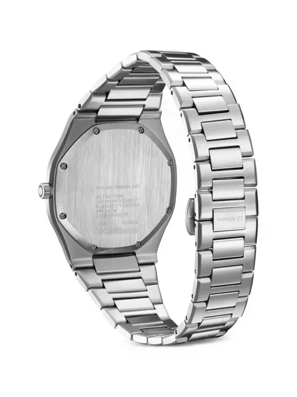 D1 MILANO Ultra Thin 39mm Stainless Steel Watch