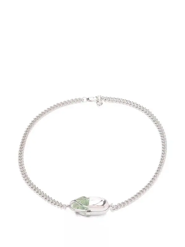 CAPSULE ELEVEN Crystal Amethyst Necklace - Silver