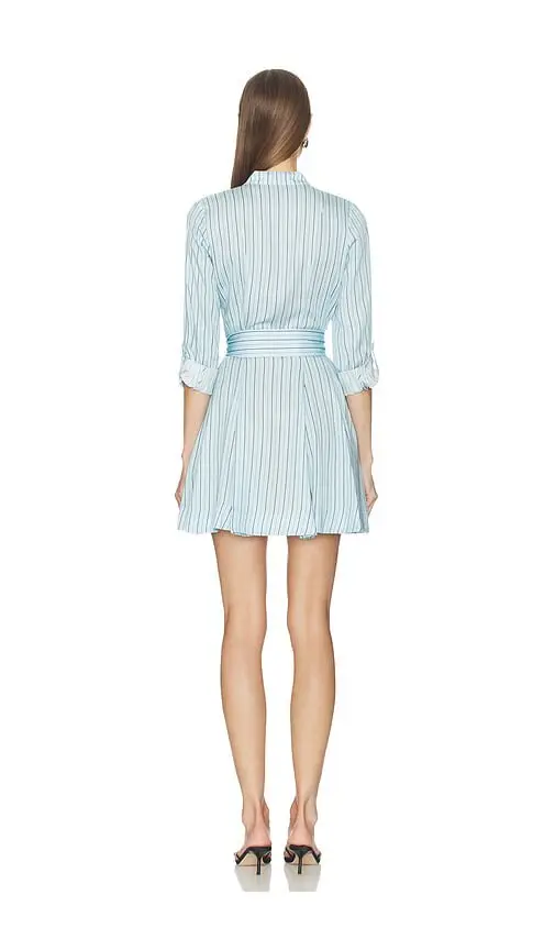 Alice + Olivia Lucy Roll Cuff Mini Dress