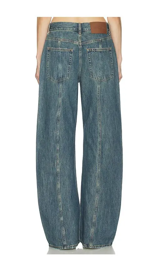Helmut Lang Relaxed Destroyed Bootcut Jeans - Denim-medium