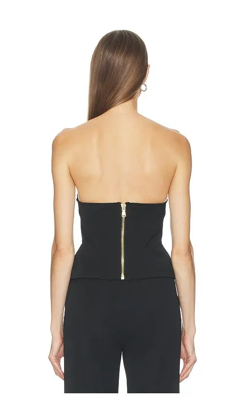 L'Agence Anna Structured Peplum Corset Top