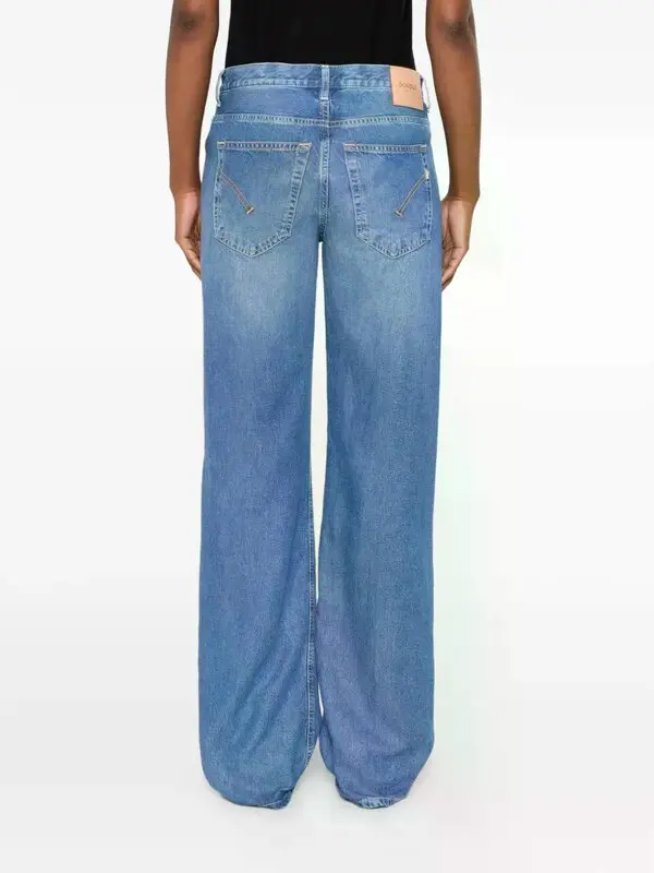 DONDUP Jacklyn" Tailored Wide-leg Trousers