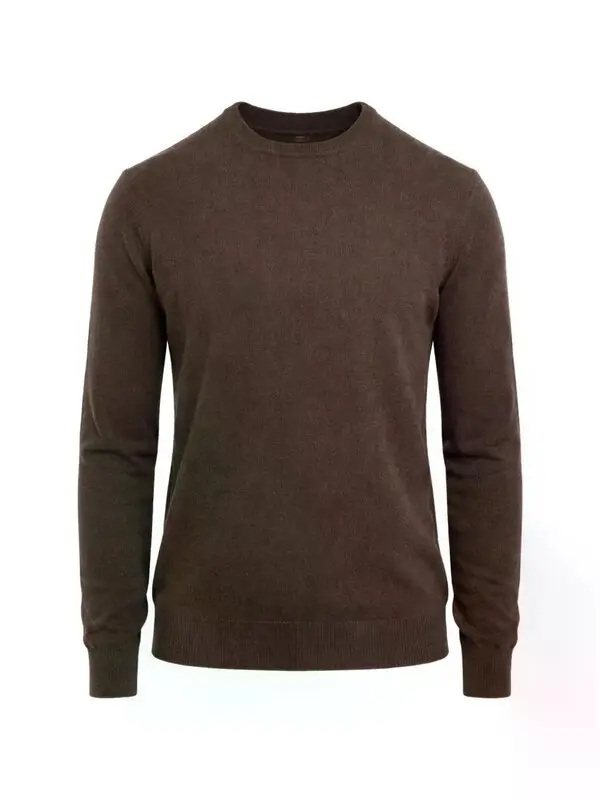 FILIPPO DE LAURENTIIS Crew Neck Cashmere Sweater - Brown