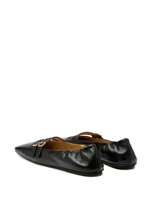 Marsèll Buckle-strap Ballet Flats
