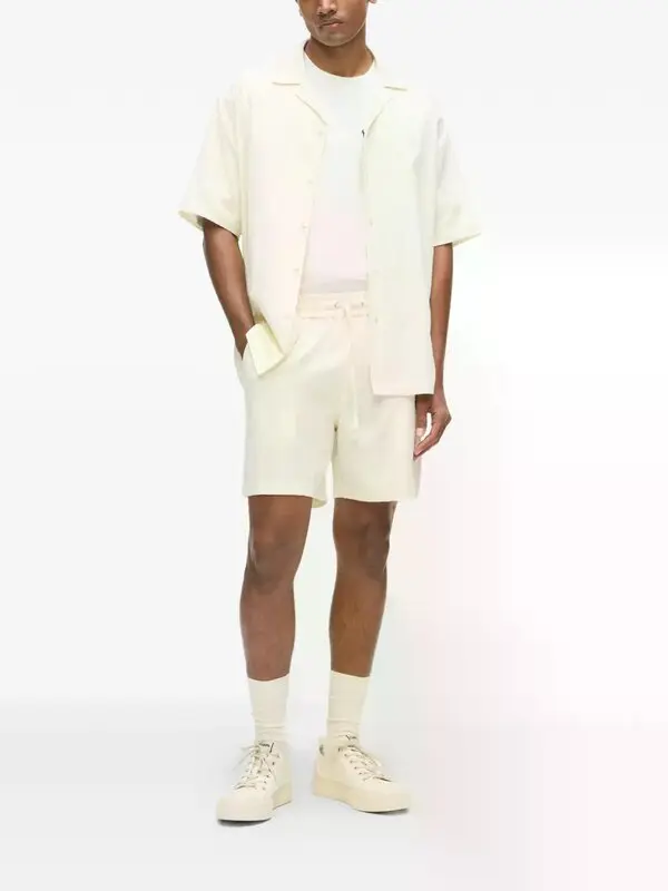 Karl Lagerfeld Structured Drawstring Shorts