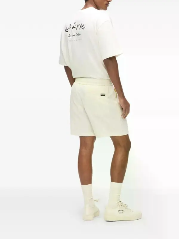 Karl Lagerfeld Structured Drawstring Shorts