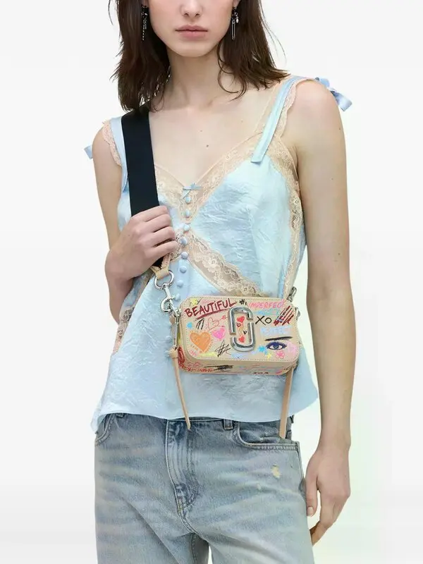 Marc Jacobs Punk Scribble Snapshot Crossbody Bag
