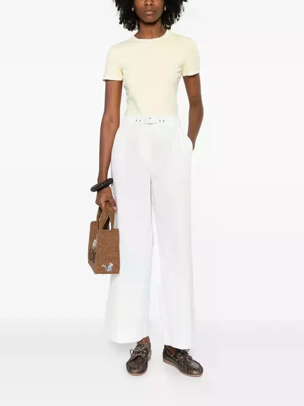 Maje Cut-out Short-sleeve T-shirt