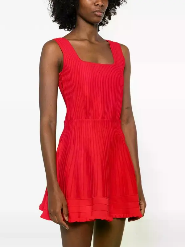Maje Compact Knit Flared Skirt