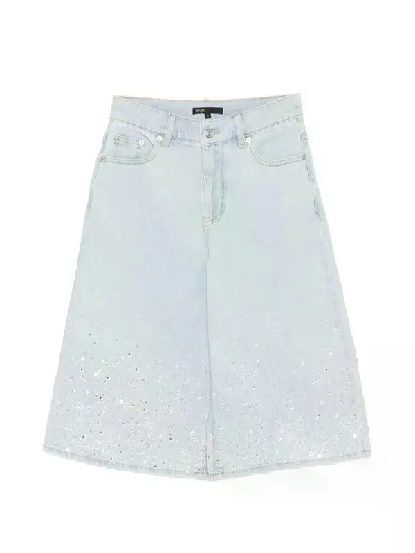 Maje Rhinestone Embellished Bermuda Shorts