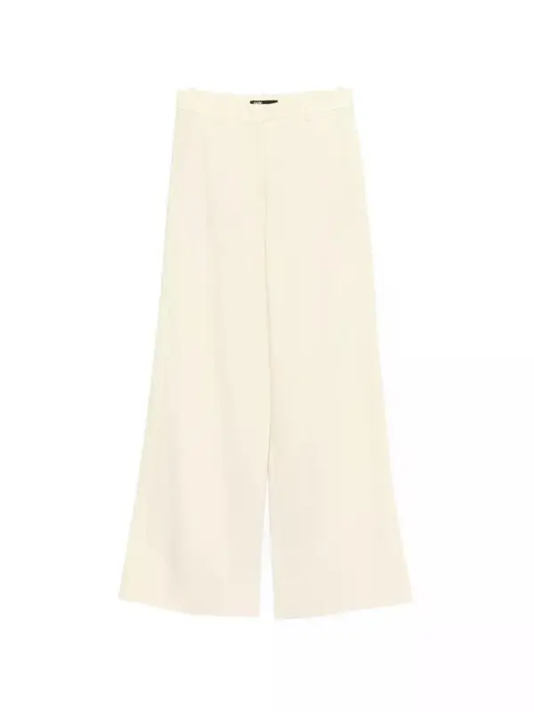 Maje Belt-loops Wide-leg Trousers