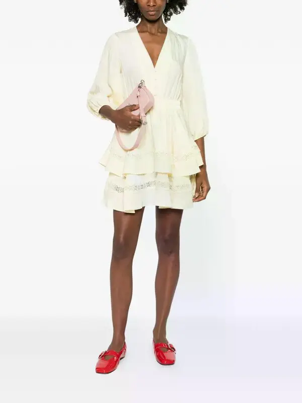 Maje Ruffled Tiered Mini Dress