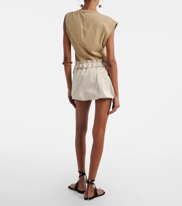 Isabel Marant Étoile Jamily Cotton-blend Mini Skirt