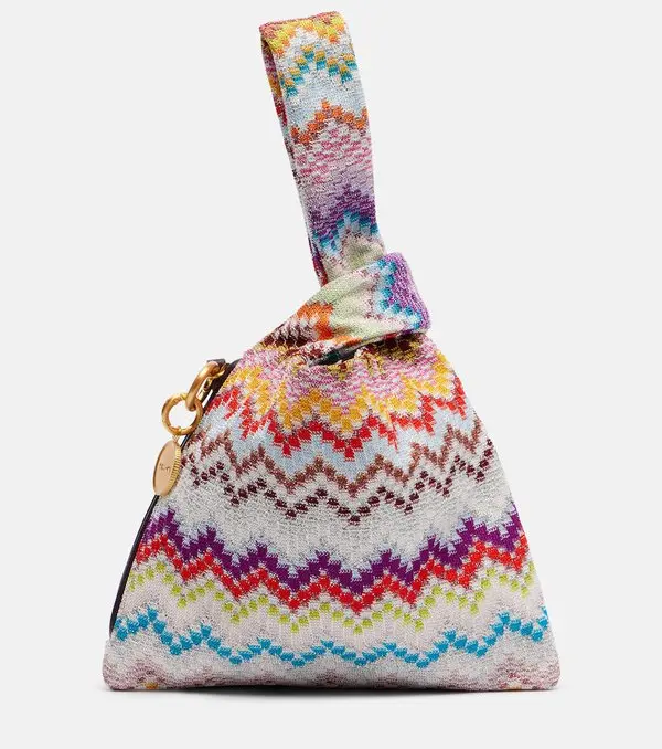 Missoni Jacquard Top-handle Bag - Multicoloured