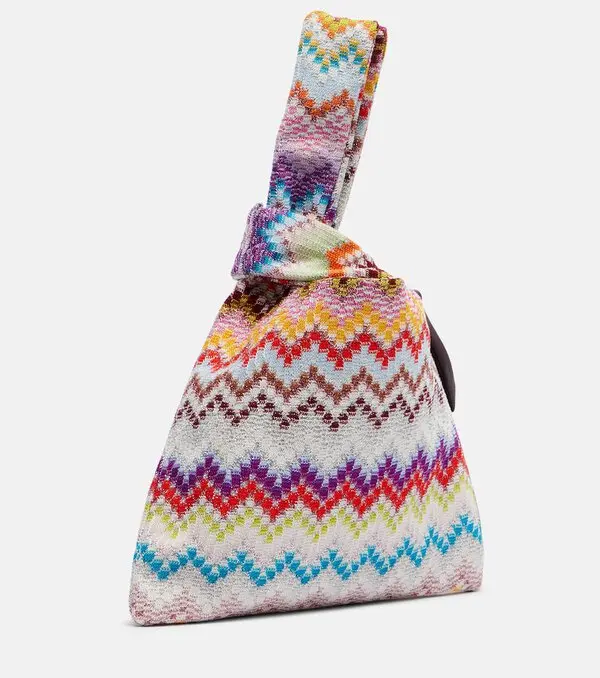 Missoni Jacquard Top-handle Bag - Multicoloured