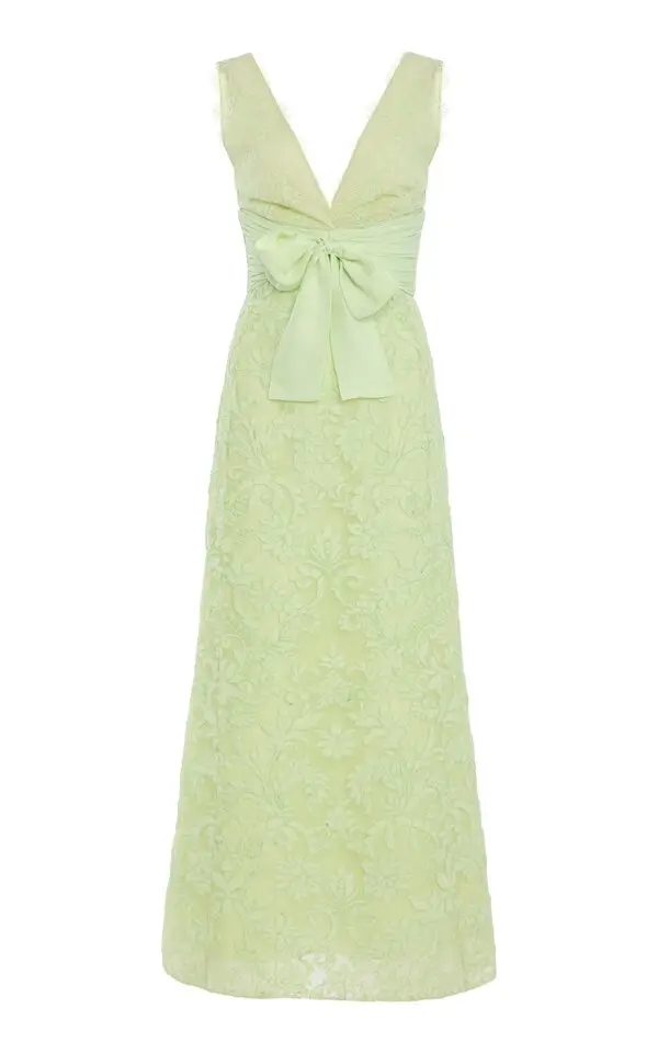 Giambattista Valli Lace Midi Dress - Green