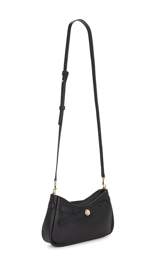 Tory Burch Romy Zip Top Crossbody - Black