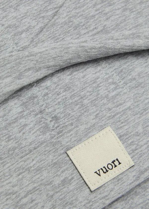 Vuori Rhythm Cut-out Back Stretch-jersey Bra - Grey