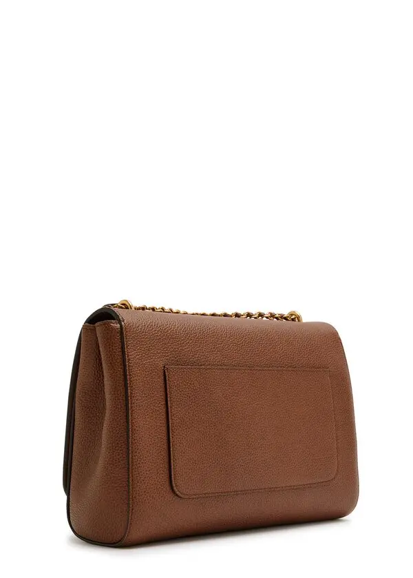 Mulberry Lily Medium Grained Leather Shoulder Bag - Tan