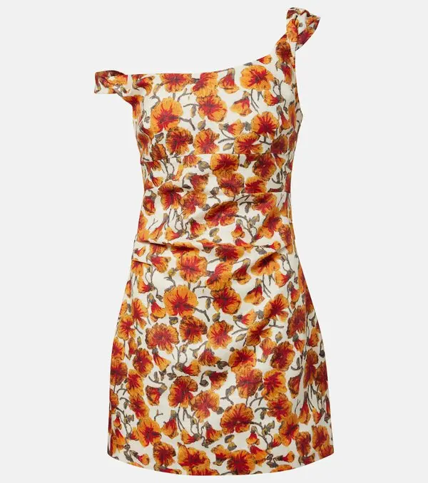 SIR. Jara Floral Linen Mini Dress - Multicoloured