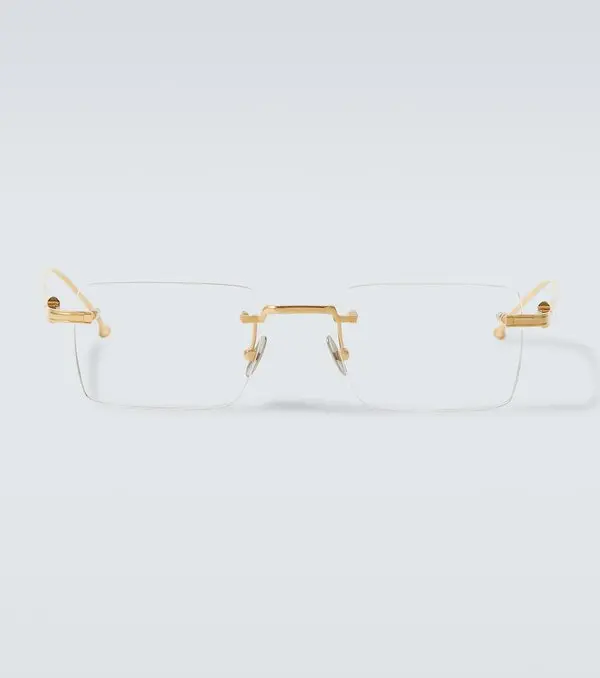 Cartier Pasha Rimless Rectangular Glasses - Transparent