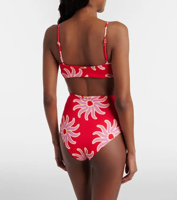 CALA DE LA CRUZ Elisa Printed Bikini Bottoms - Multicoloured