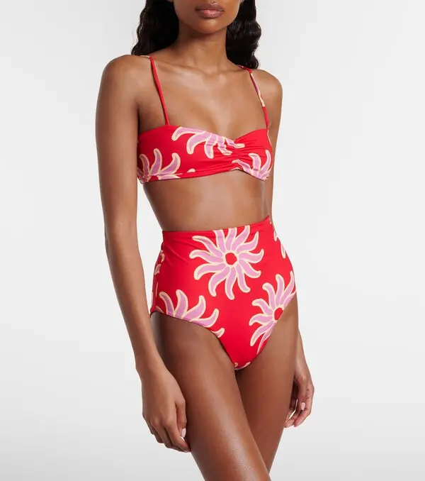 CALA DE LA CRUZ Elisa Printed Bikini Bottoms - Multicoloured
