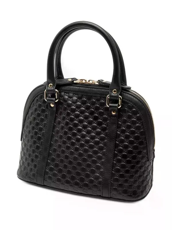Gucci Mini Microssima Dome Satchel - Black