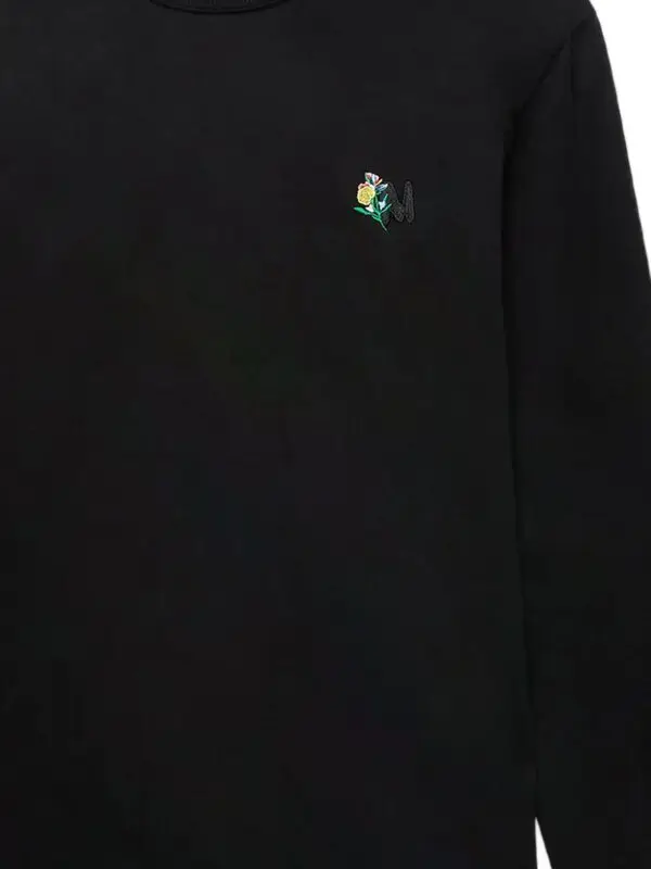MSGM Floral Long-sleeve Top
