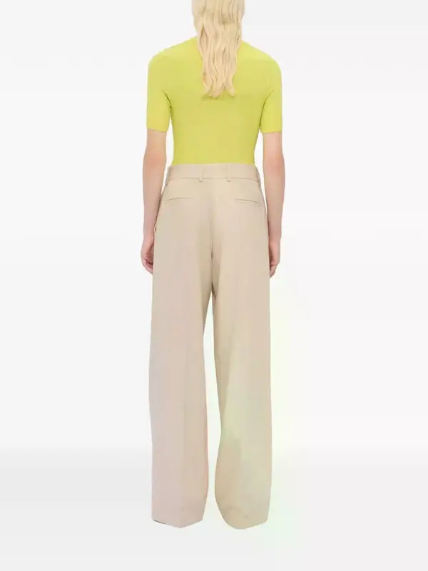 MSGM Wide Leg Trousers