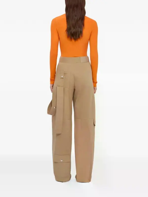 MSGM Beige Pocket Detail Trousers