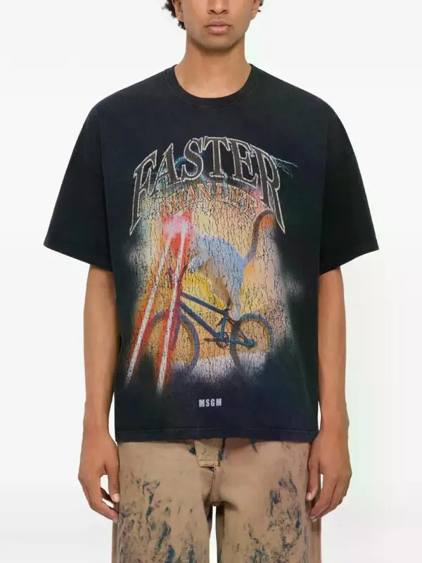 MSGM Graphic-print T-shirt