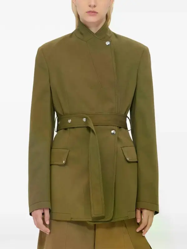 MSGM Buttoned Belted Jacket