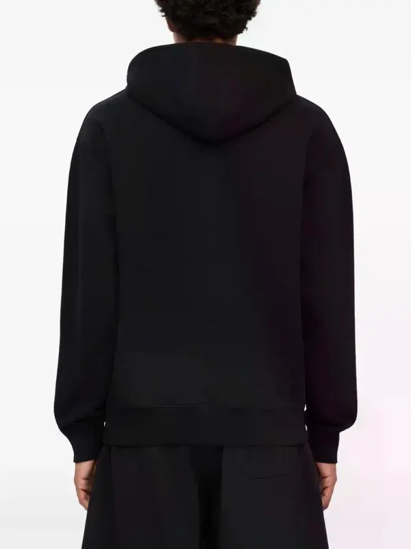 MSGM Graphic Print Drawstring Hoodie