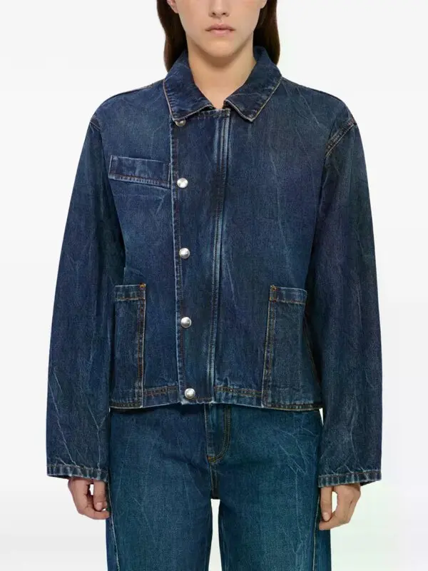 MSGM Patch-pocket Denim Jacket