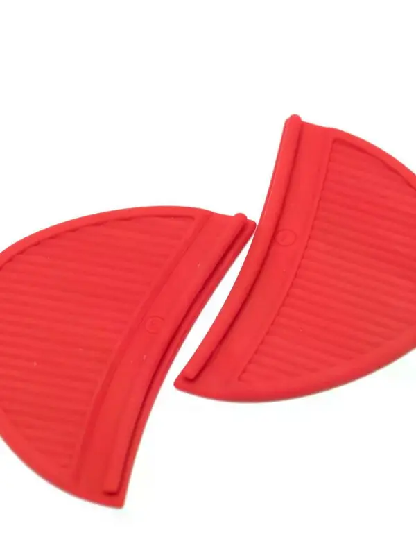 Linda Farrow Explorer Collection Sunglasses Ribbed Detail Set - Red