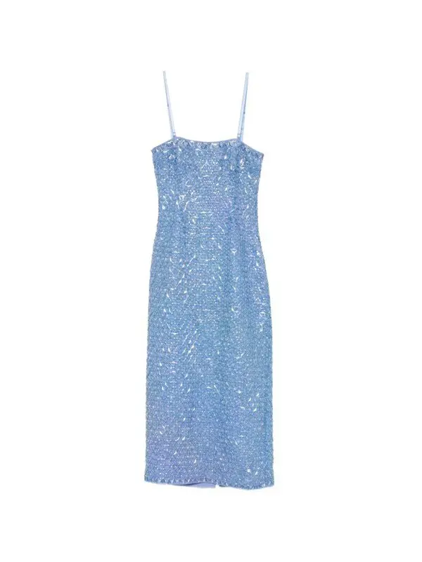 Simkhai Vanessa Embellished Midi Dress - Blue