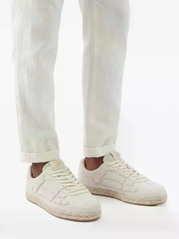 Amiri Suede 'skeltop' Espadrille Sneakers - Neutrals