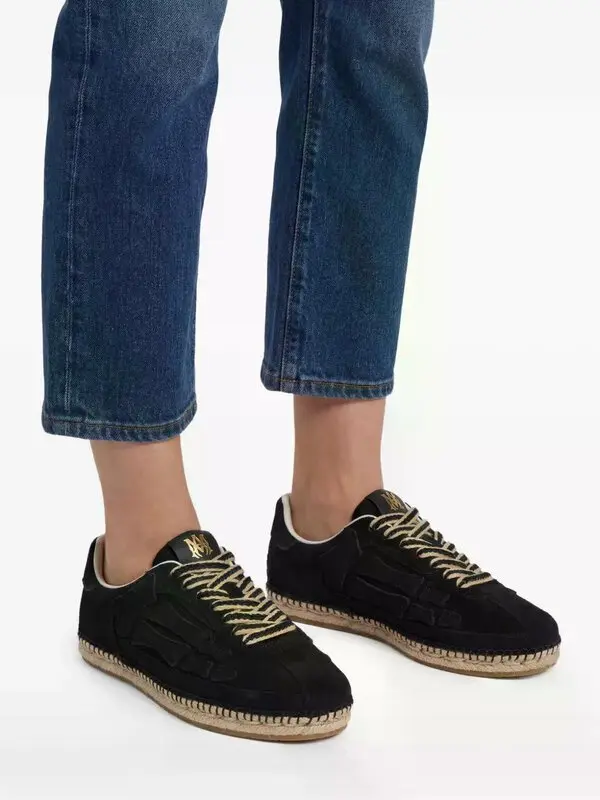 Amiri Pacific Bones Espadrille - Black