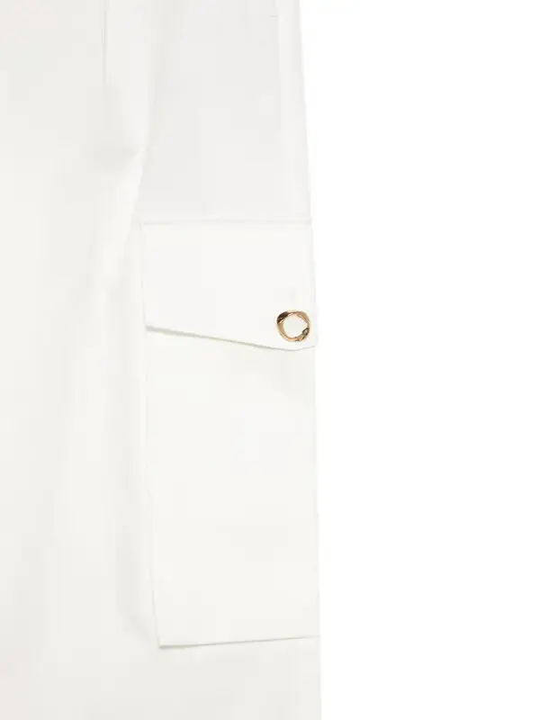 Agnona Wide Leg Cargo Trousers