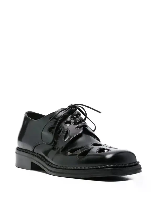 Simone Rocha Leather Daisy Derby Shoes