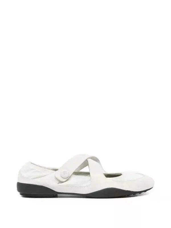 Tory Burch Romy Sport Mary Jane Flats - Grey