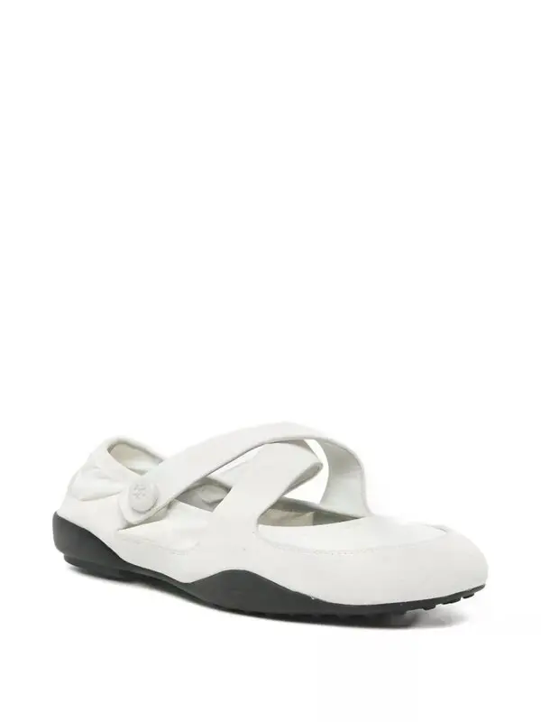 Tory Burch Romy Sport Mary Jane Flats - Grey